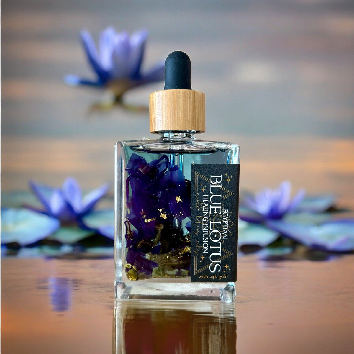 Egyptian Blue Lotus Healing Infusion 50ml – Wild Lotus Oils Australia